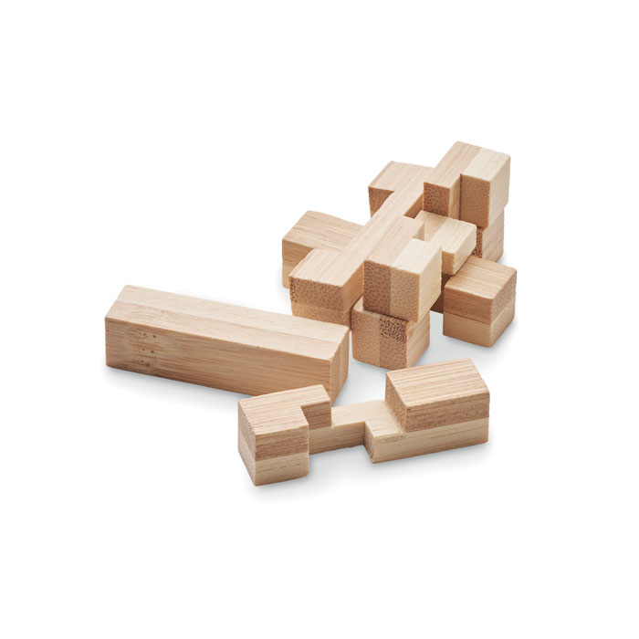 Bamboo Brain Teaser Puzzle – Eco-Friendly Gift UAE