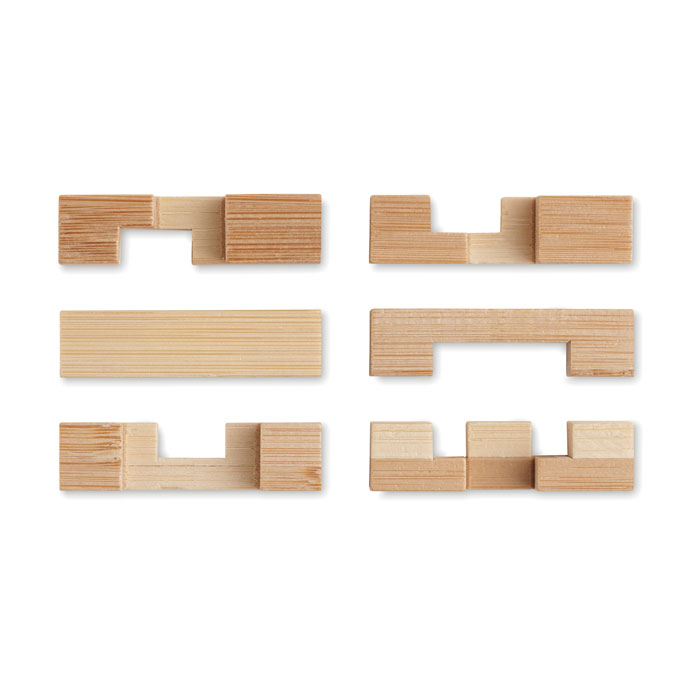 Bamboo Brain Teaser Puzzle – Eco-Friendly Gift UAE