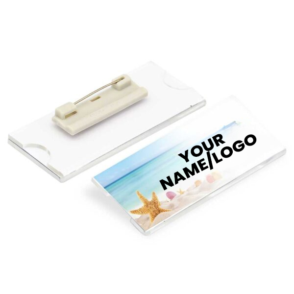 Reusable Acrylic Name Badges – Magnetic Custom ID Tags